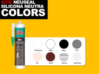 Akfix 905E Neutral Silicone | PPT