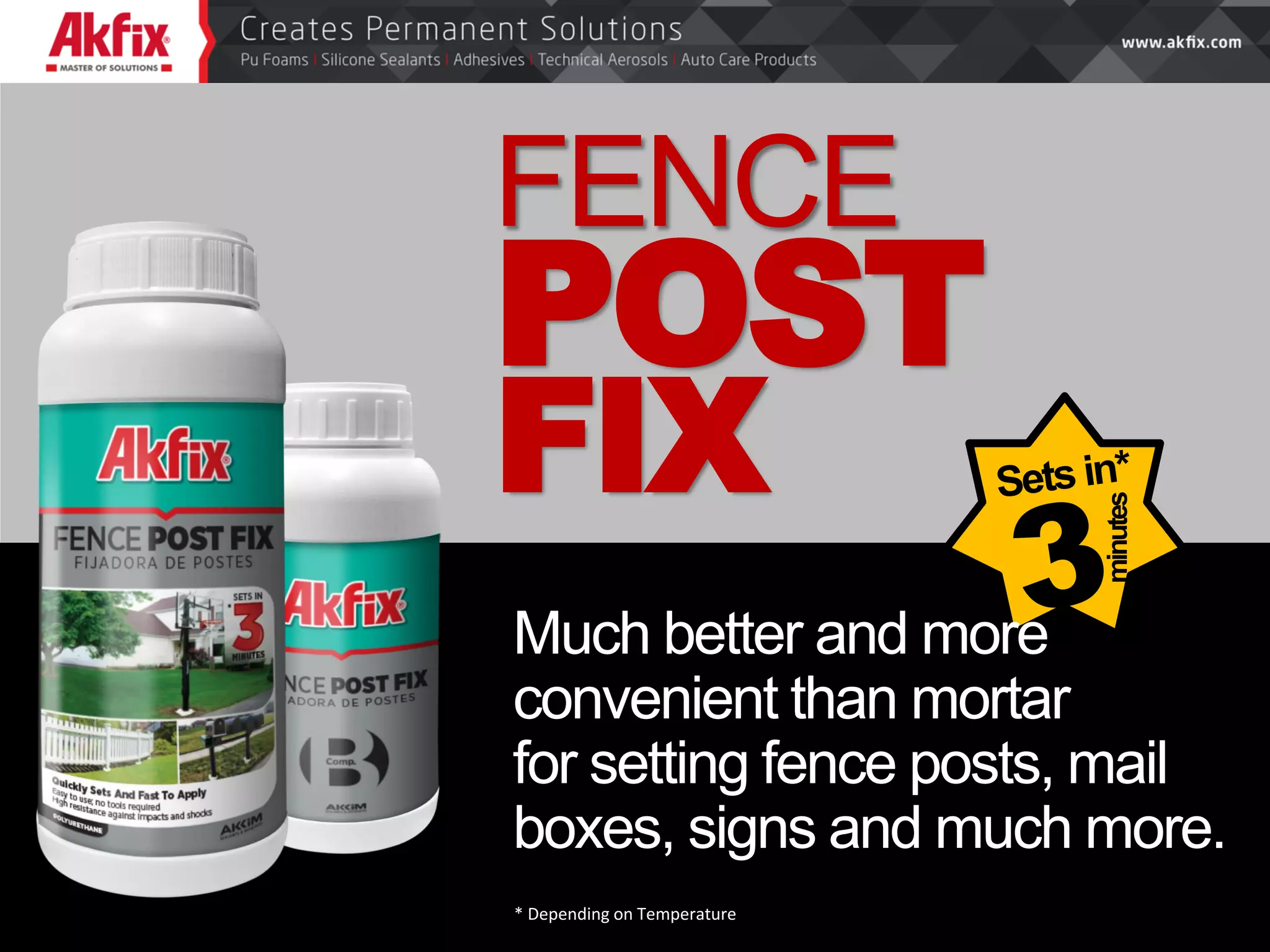 Akfix Fence Post Fix | PDF