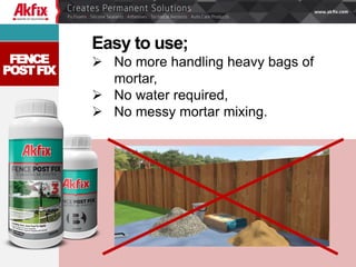 Akfix Fence Post Fix | PDF