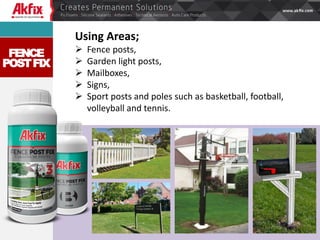 Akfix Fence Post Fix | PDF