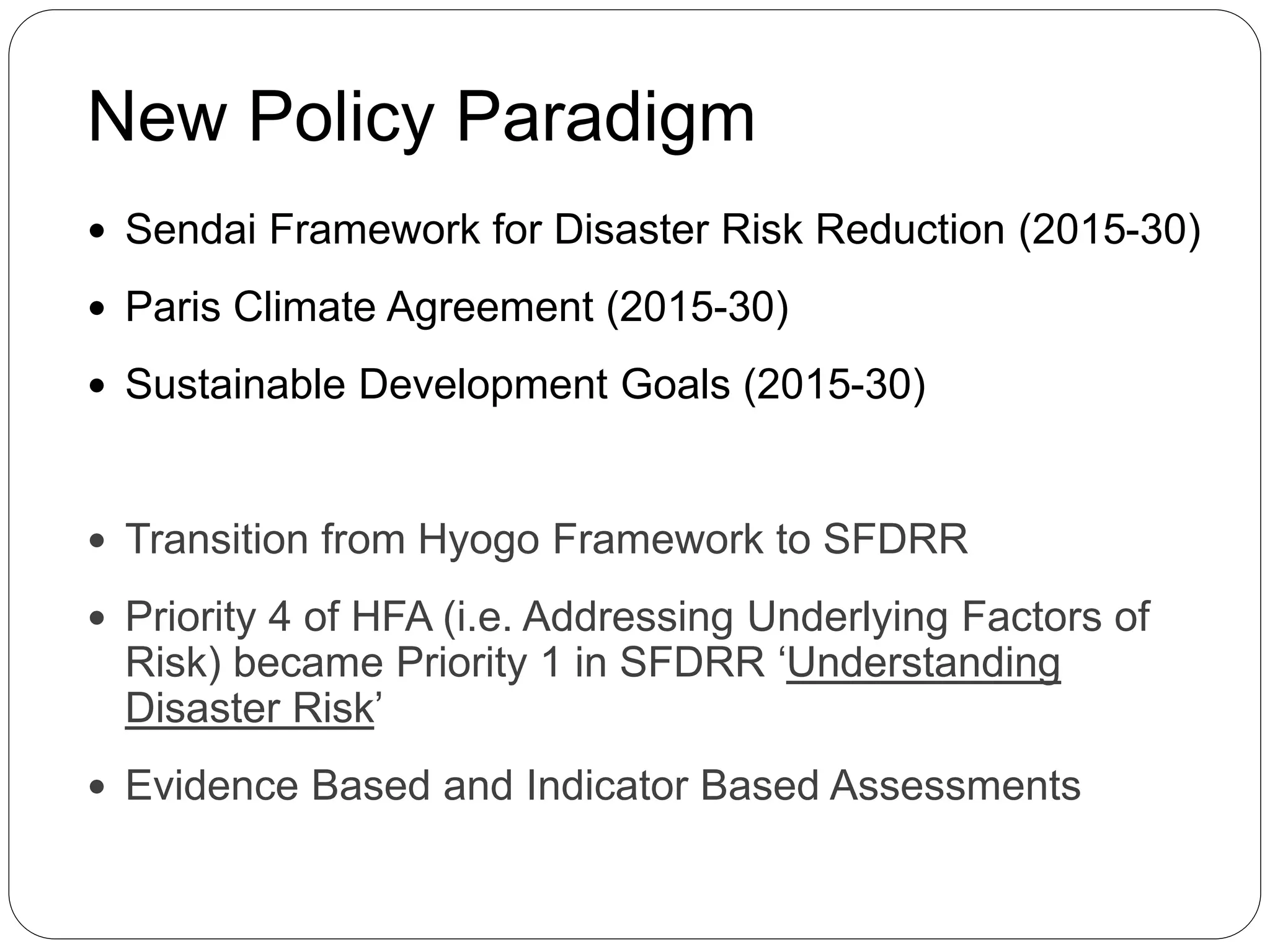 Climate Change and Disasters: Capacity Building Programmes | PPTX