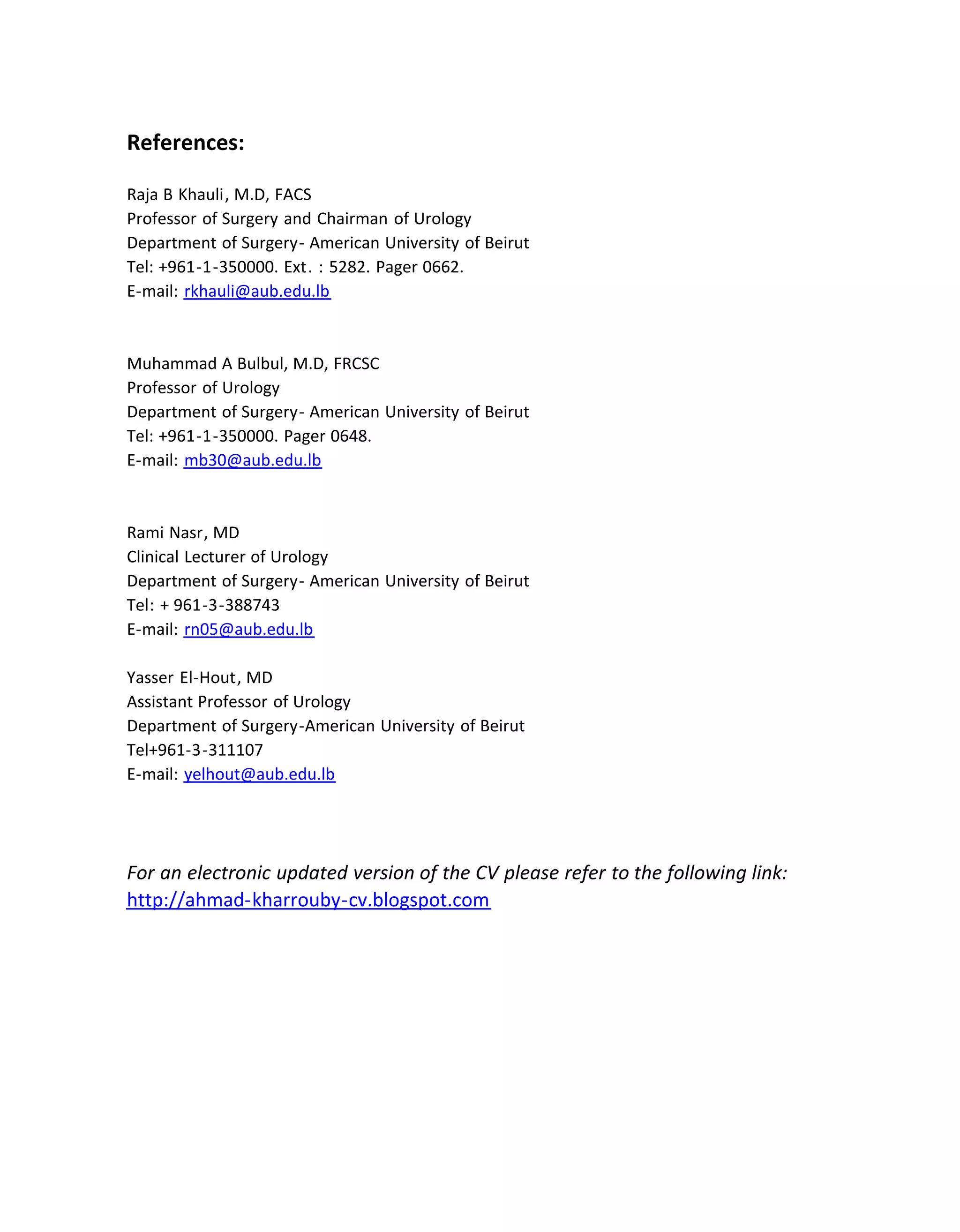 Akharrouby cv updated new | PDF
