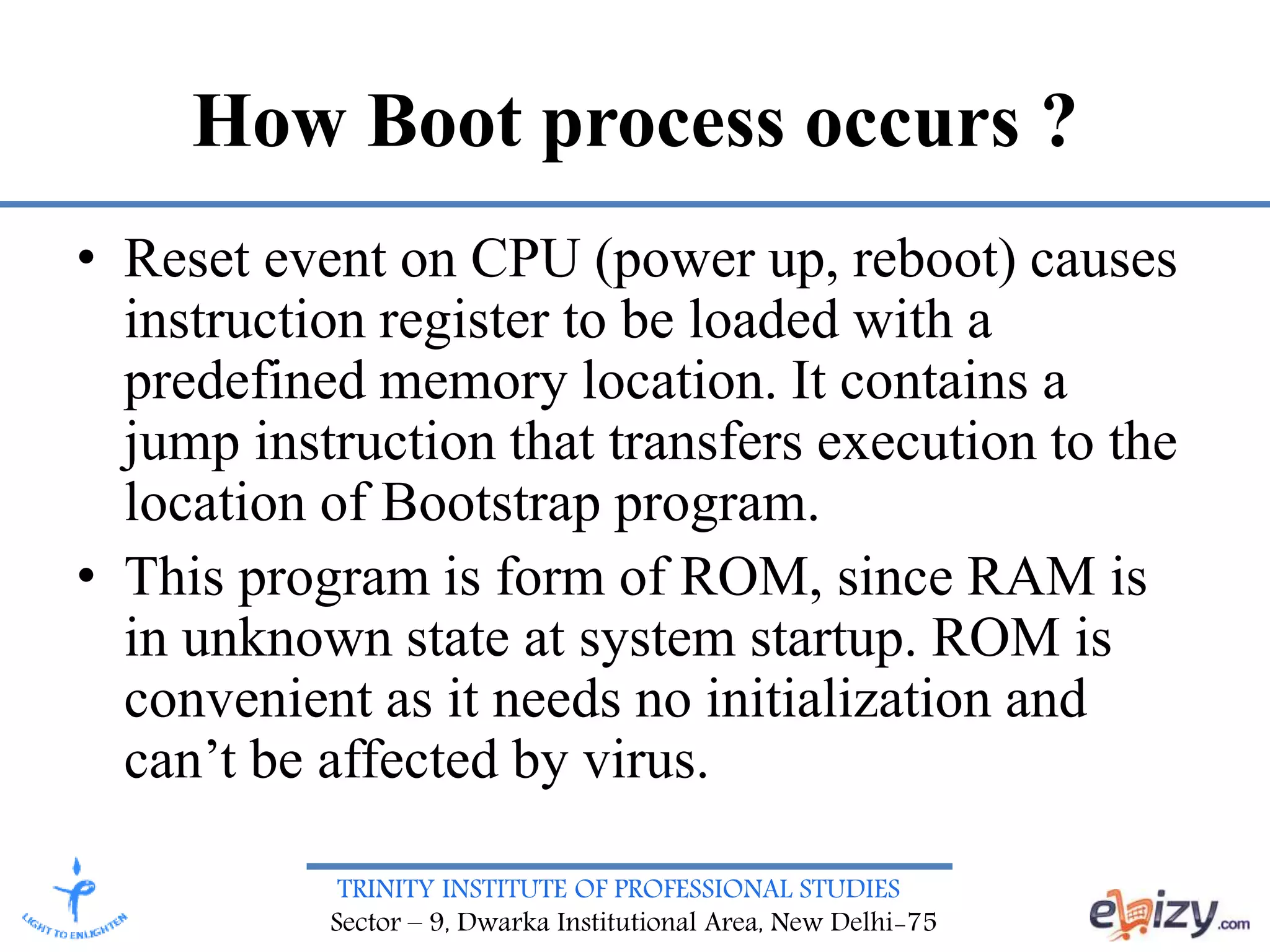 Booting and Start-up Sequence | PPTX
