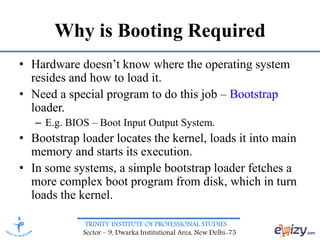 Booting and Start-up Sequence | PPTX