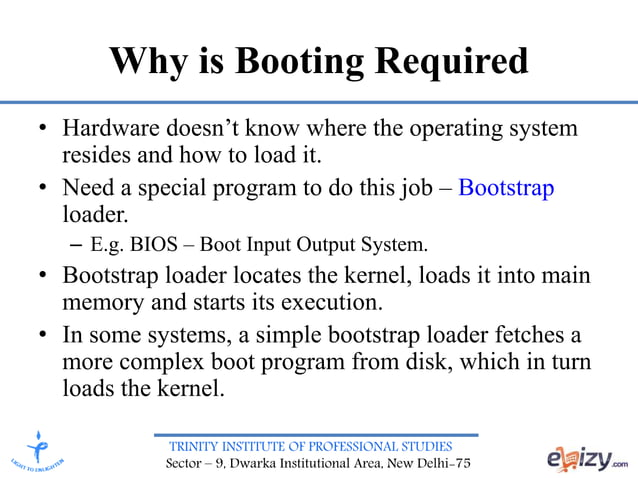Booting and Start-up Sequence | PPTX