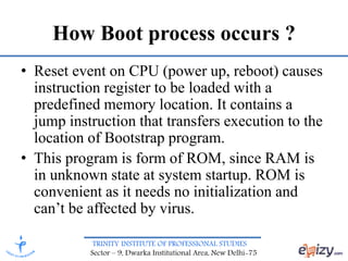 Booting and Start-up Sequence | PPTX
