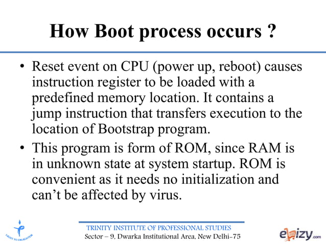 Booting and Start-up Sequence | PPTX