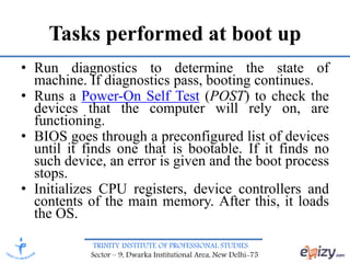 Booting and Start-up Sequence | PPTX