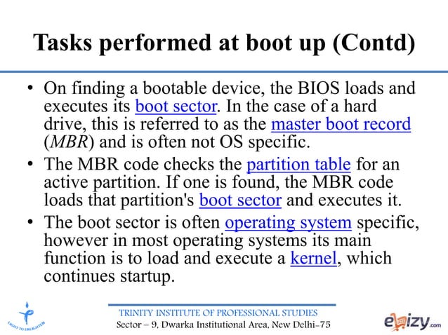 Booting and Start-up Sequence | PPTX