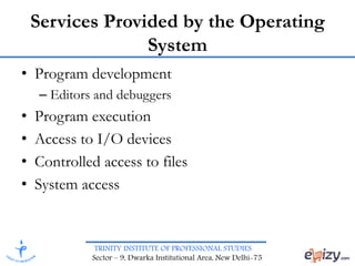 INTRODUCTION TO OPERATING SYSTEM | PPTX | Operating Systems | Computer ...