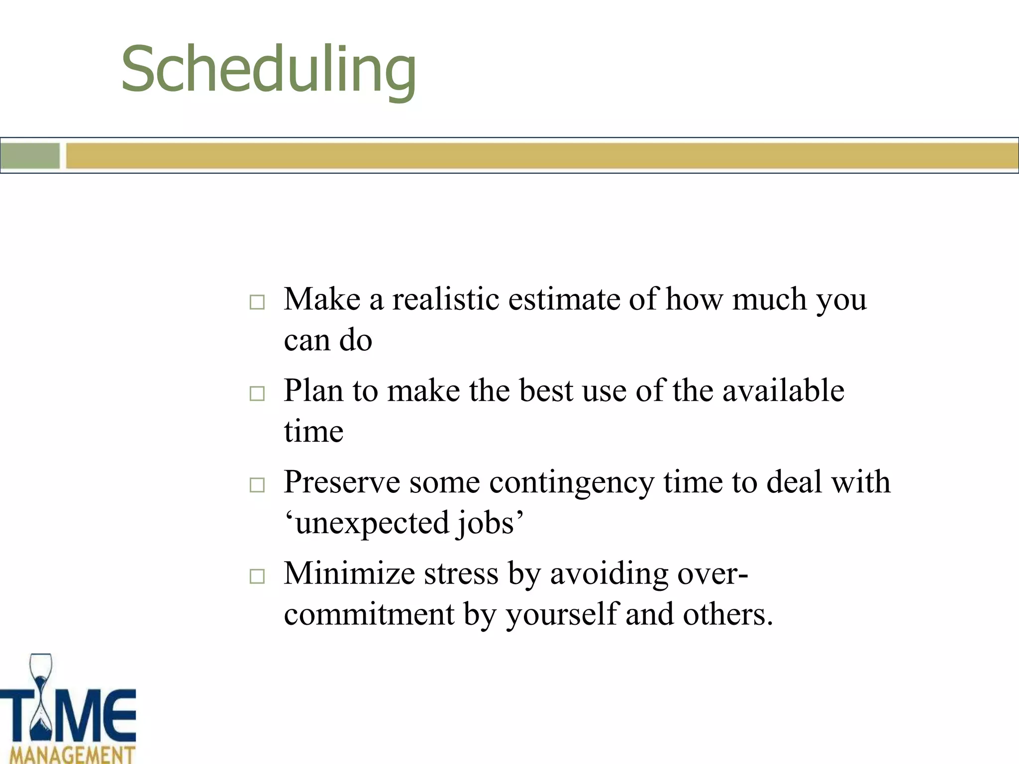 time management | PPTX