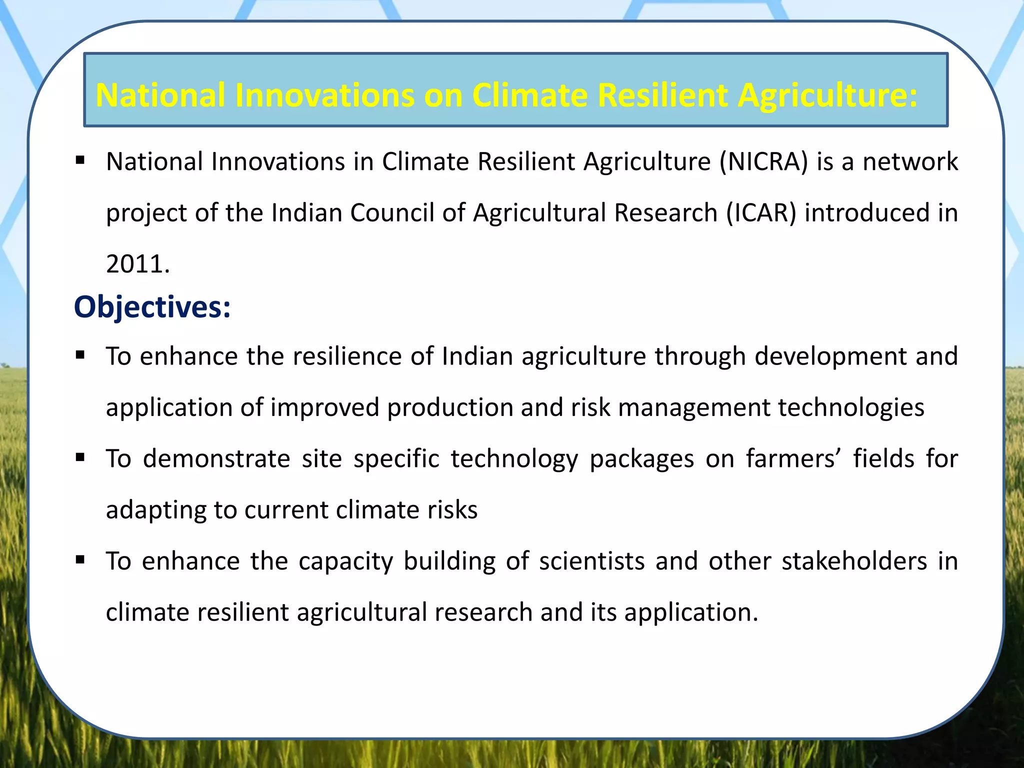 Akhila - Minor credit seminar Climate Smart agri ppt.pdf