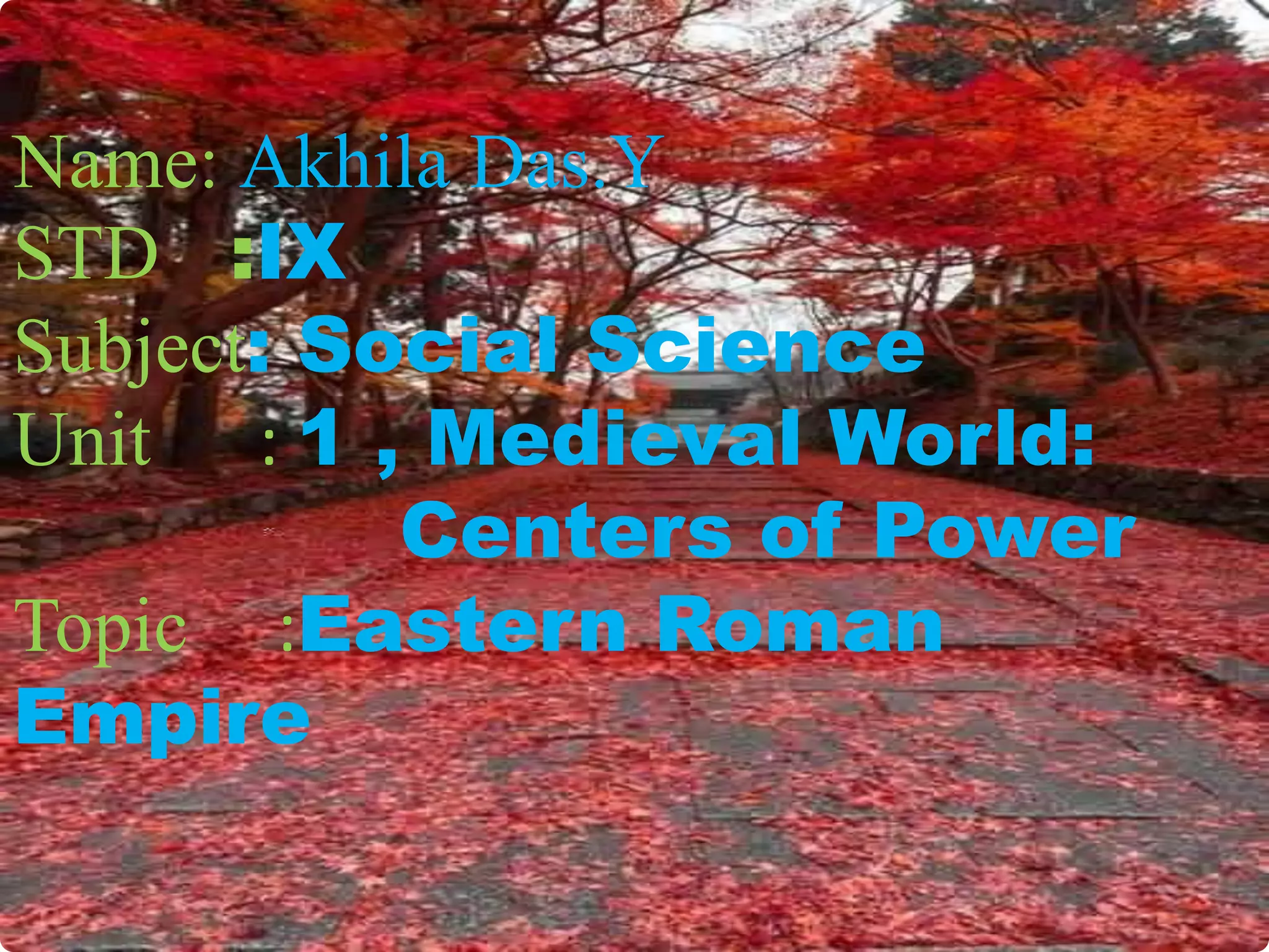 Eastern Roman Empire | PPTX