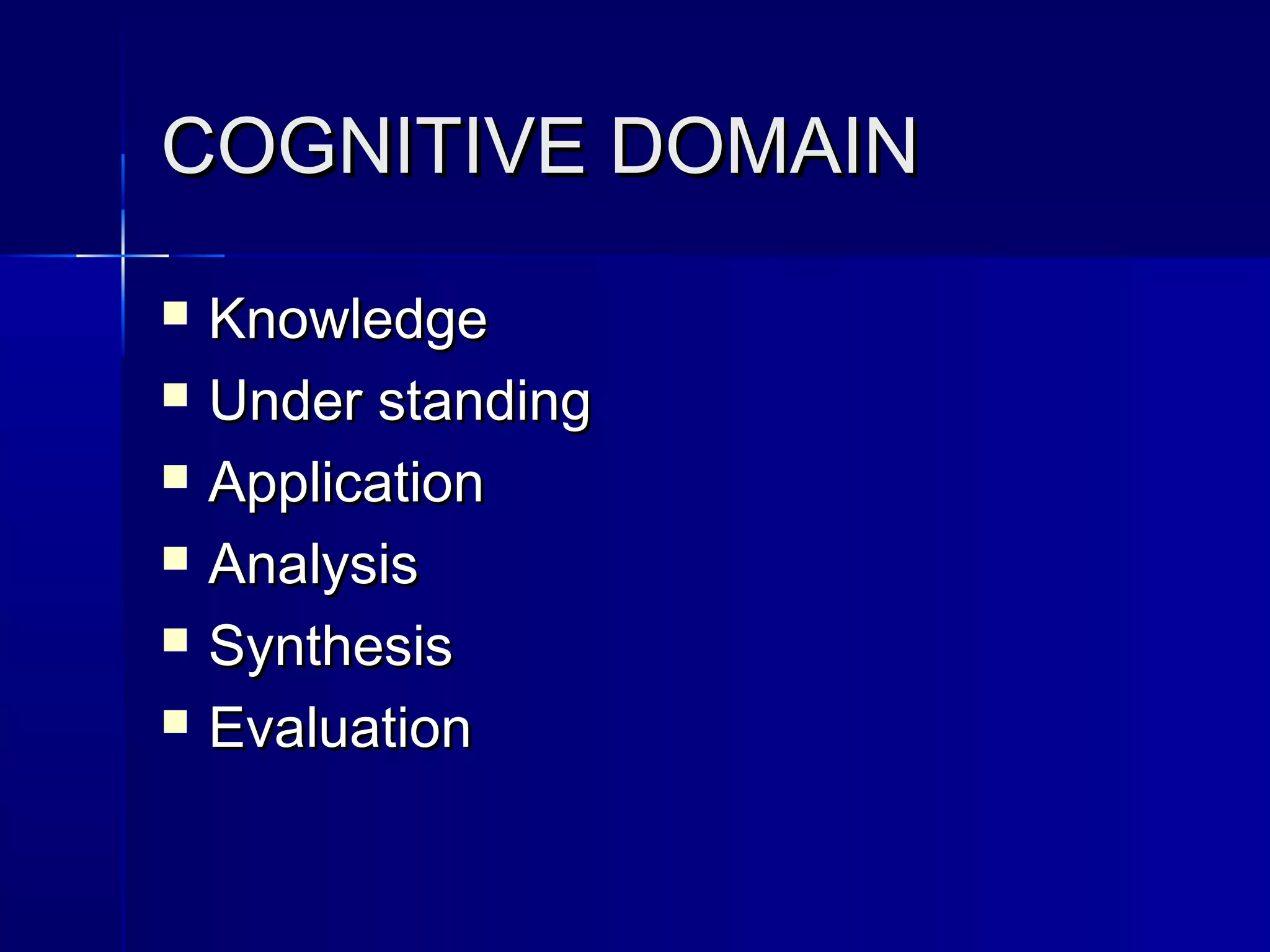 bloom's taxonomy. | PPT