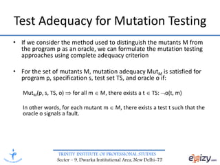 Software Engineering- Types of Testing | PPTX