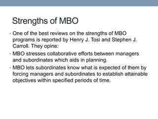 Managment By Objective | PPT