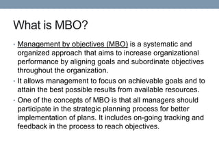 Managment By Objective | PPT