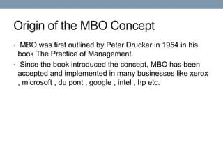 Managment By Objective | PPT