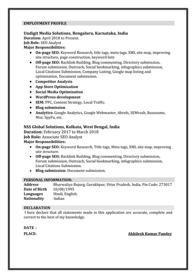 Akhilesh Pandey-Resume | PDF Akhilesh Pandey-Resume | PDF