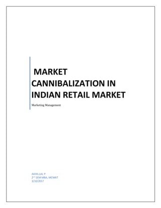 market cannibalization | DOCX