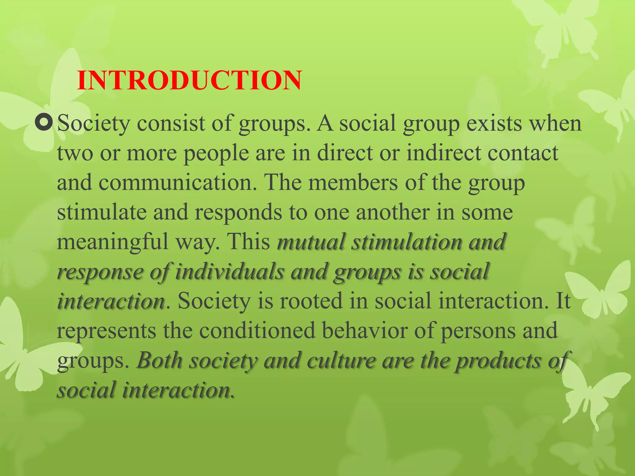 Social Groups in Sociology | PPTX