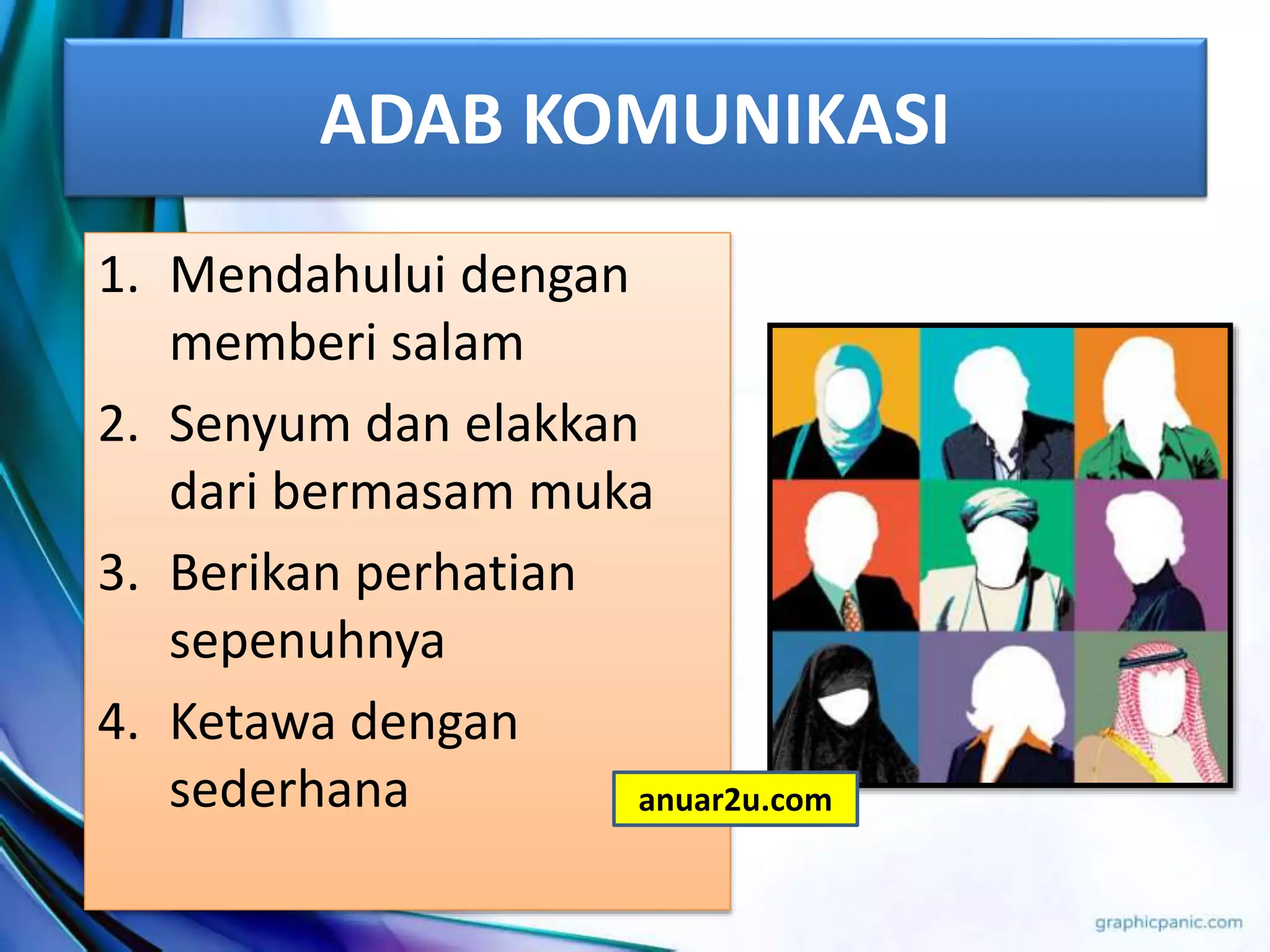 ADAB SEM 3 : ADAB KOMUNIKASI | PPTX