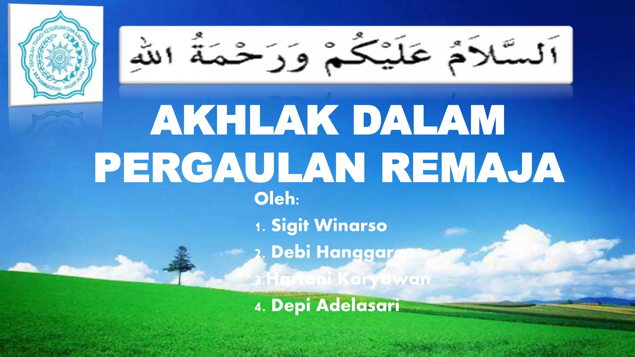 Akhlak dalam pergaulan remaja | PPTX
