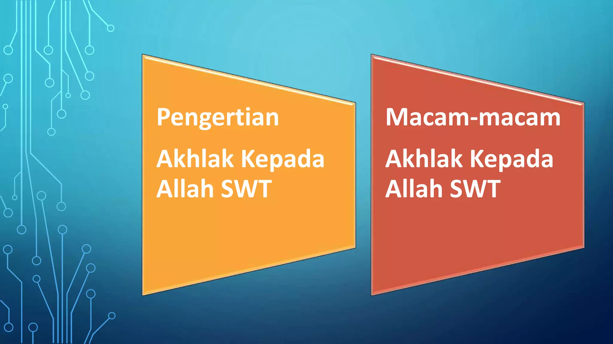 AKHLAK KEPADA ALLAH SWT PPT | PPTX