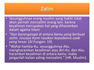 Akhlak mulia dalam islam | PPTX