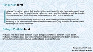 Akidah Akhlak Kelas XI akhlak tercela Semester II | PPTX