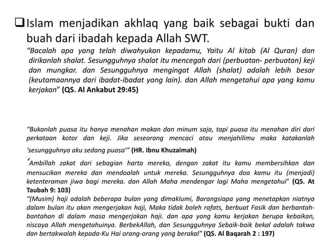 Akhlaq dalam islam hasan al banna | PPTX