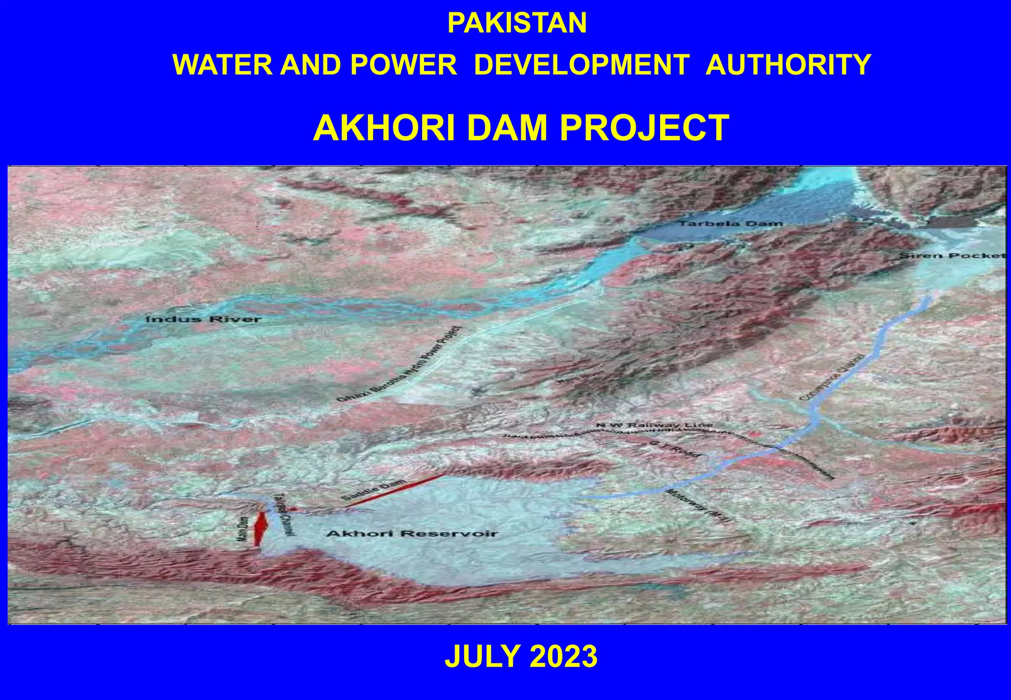 Akhori dam off channel storage description and its layout | PPTX