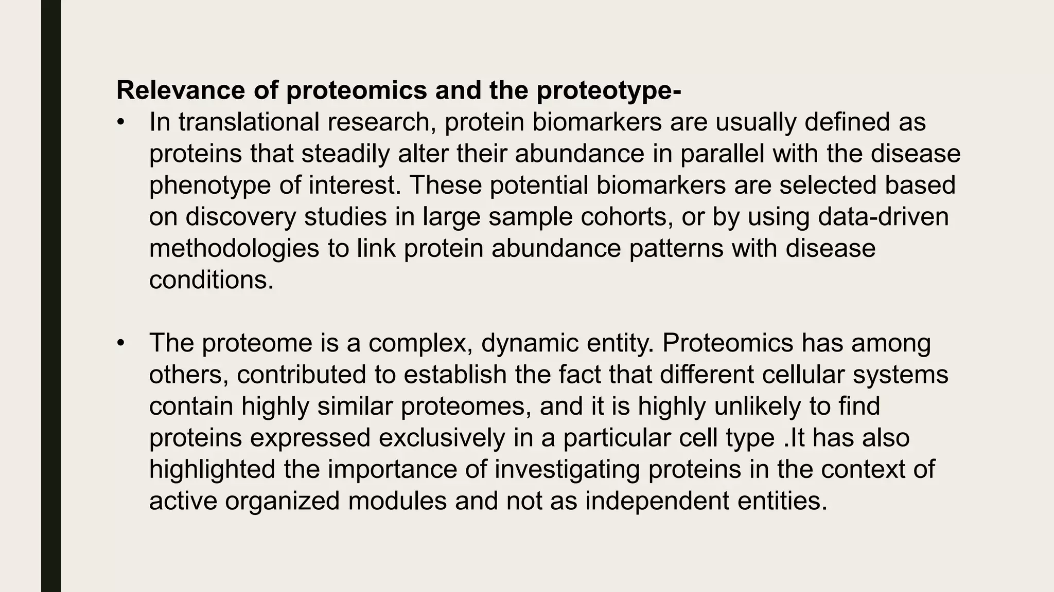 Target discovery and Validation - Role of proteomics | PPTX