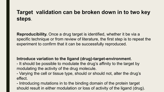 Target discovery and Validation - Role of proteomics | PPTX ...