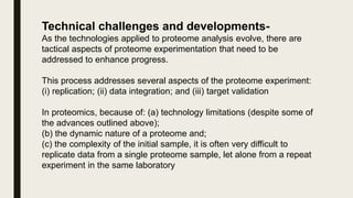 Target discovery and Validation - Role of proteomics | PPTX