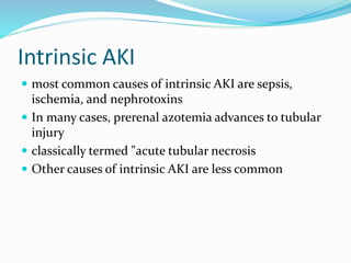 Acute Kidney Injury | PPTX
