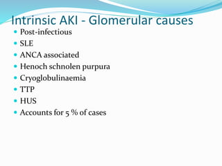 Acute Kidney Injury | PPTX