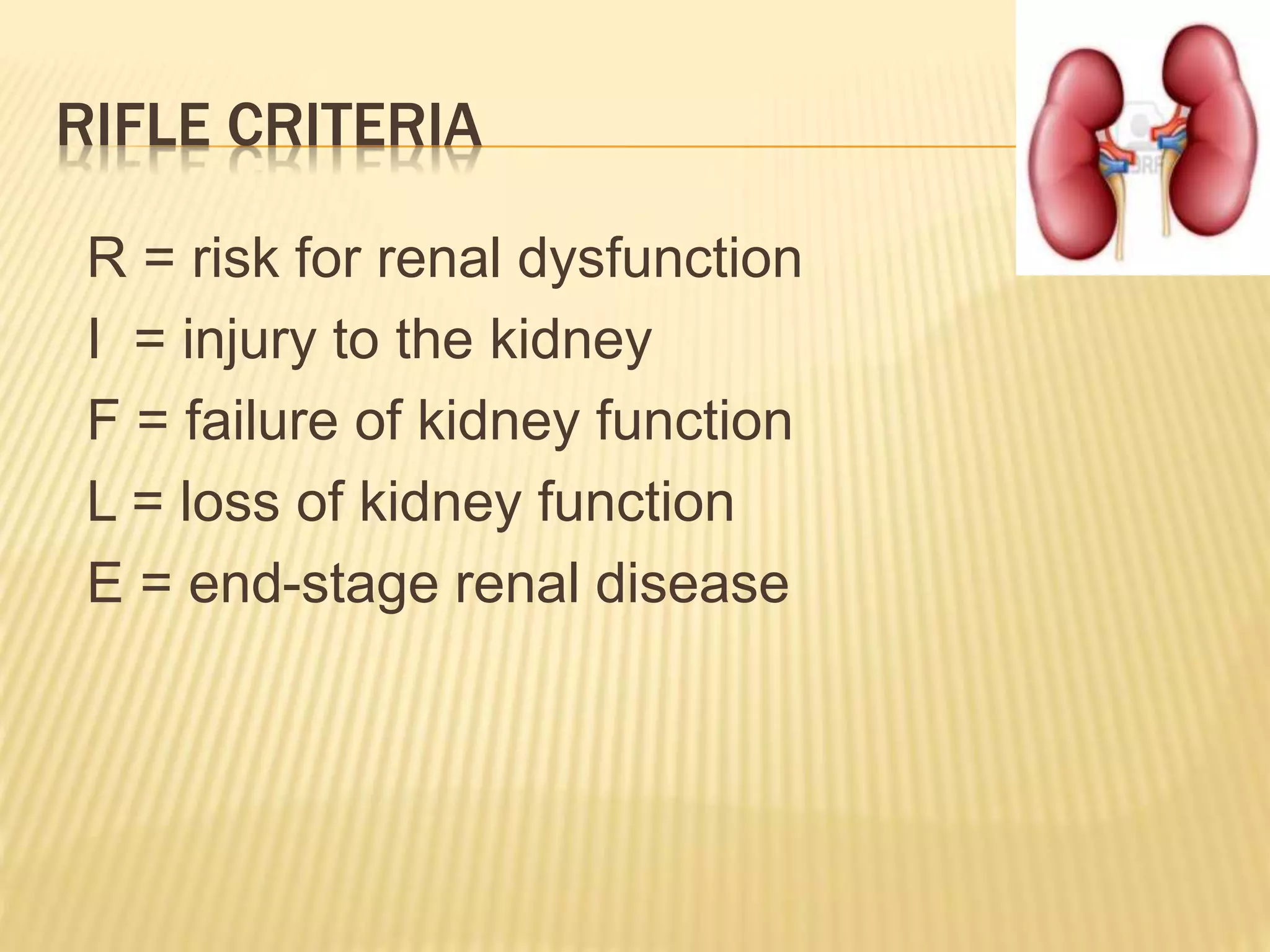 Acute kidney injury | PPTX