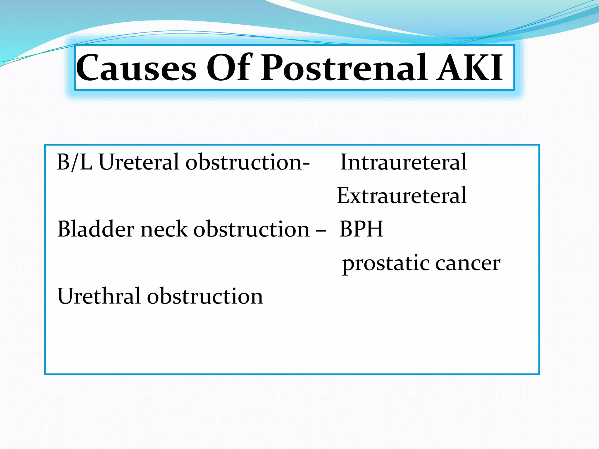 Acute kidney injury | PPTX