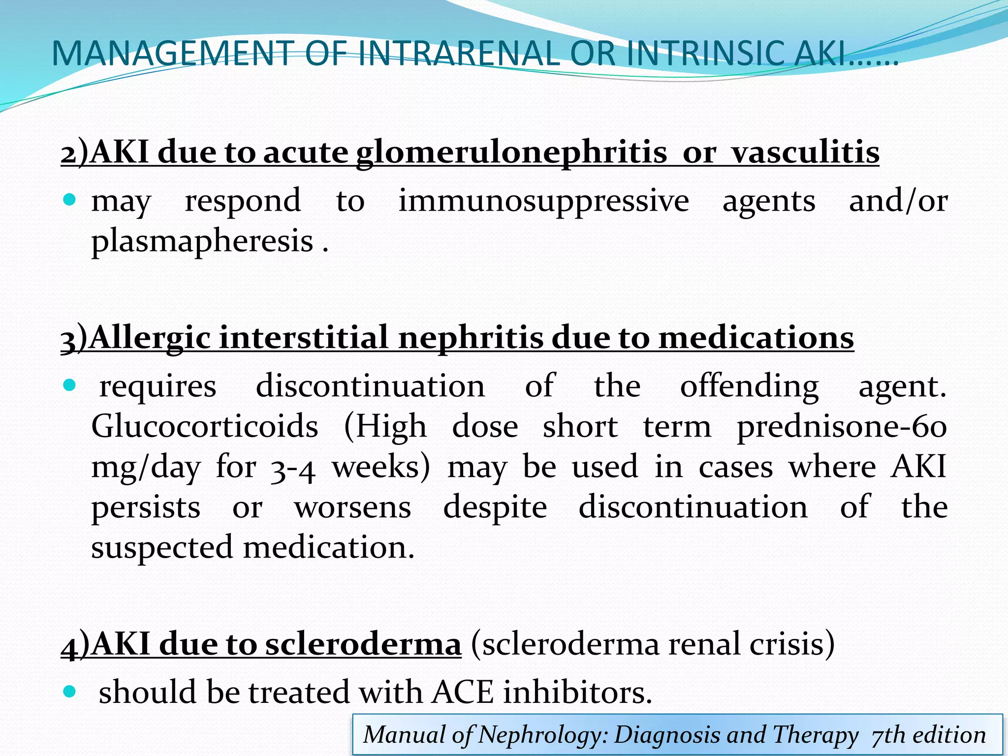 Acute kidney injury | PPTX