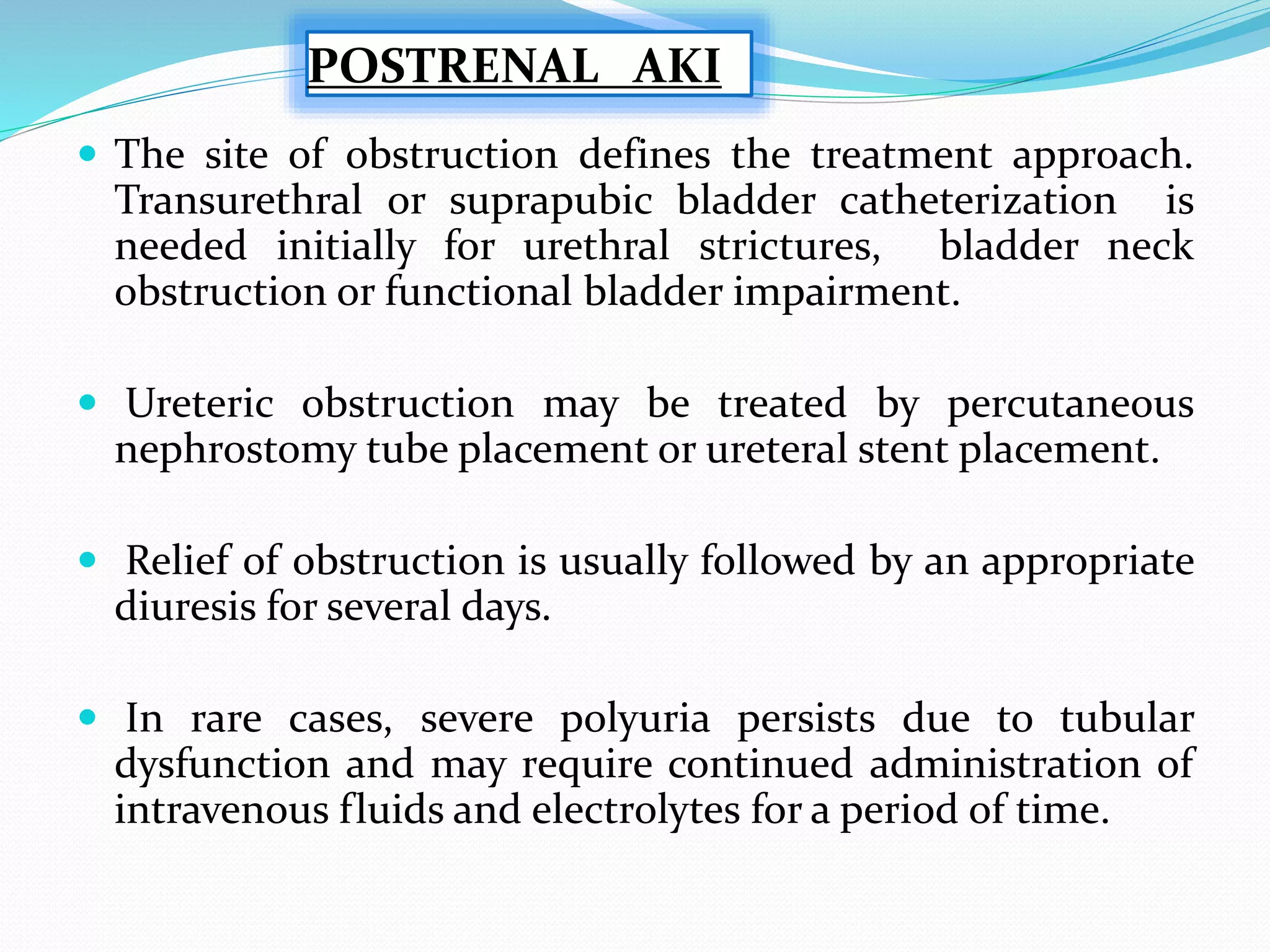 Acute kidney injury | PPTX