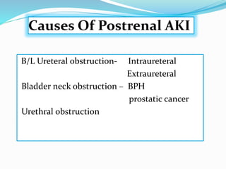 Acute kidney injury | PPTX