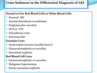 Acute kidney injury | PPTX