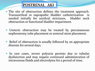 Acute kidney injury | PPTX
