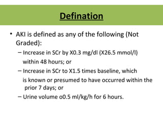Acute Kidney Injury | PPT