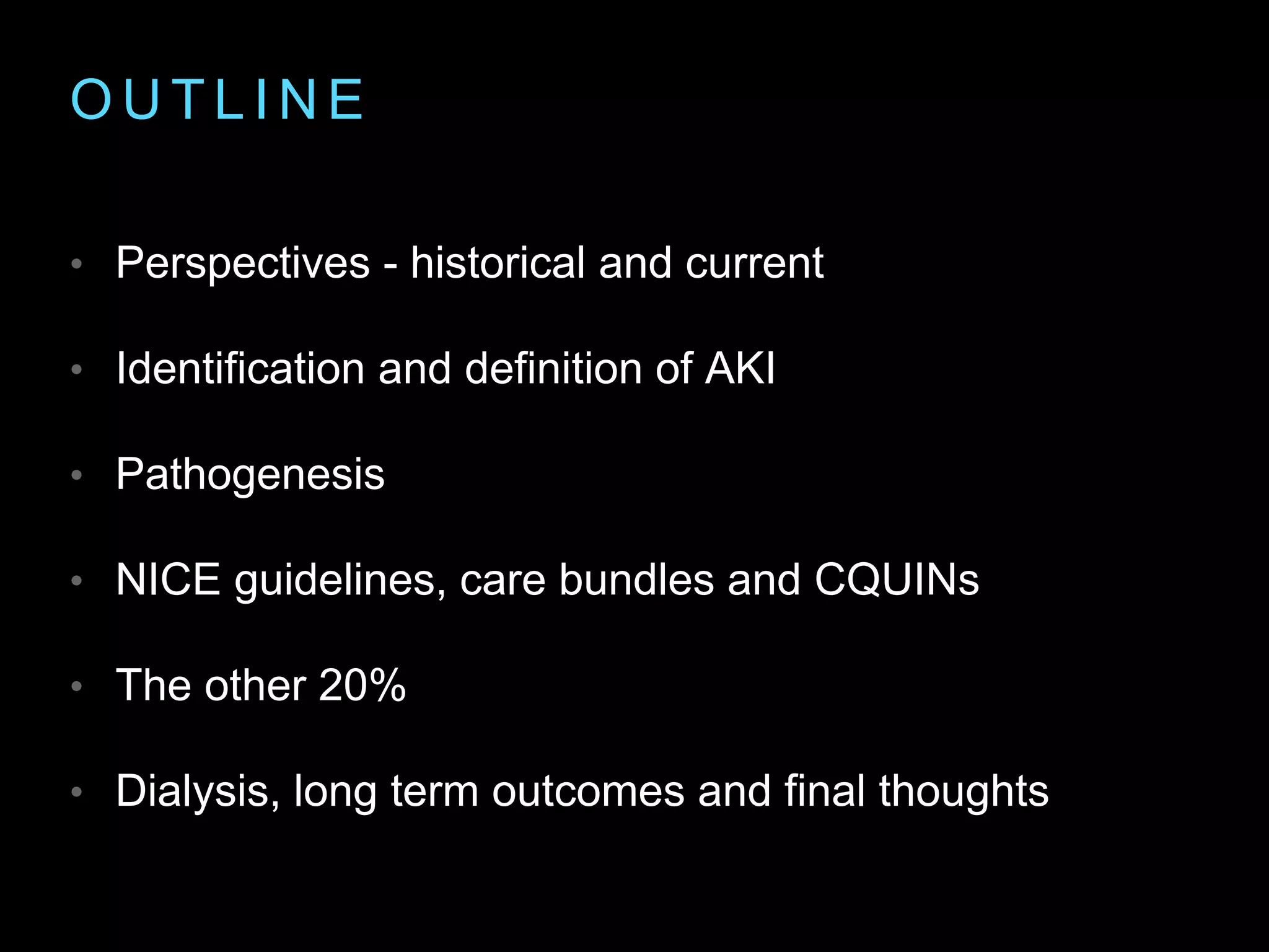 Acute Kidney Injury for Core Trainees | PPTX