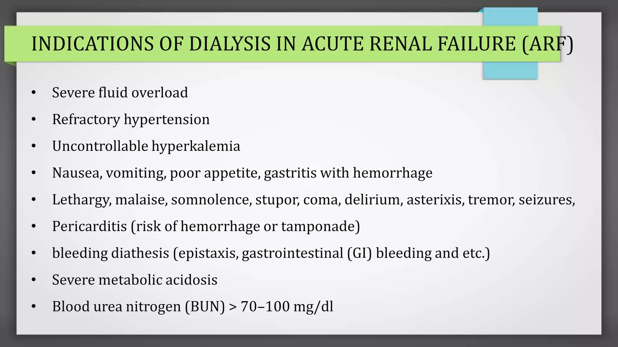 ACUTE KIDNEY INJURY / ACUTE RENAL FAILURE | PPTX