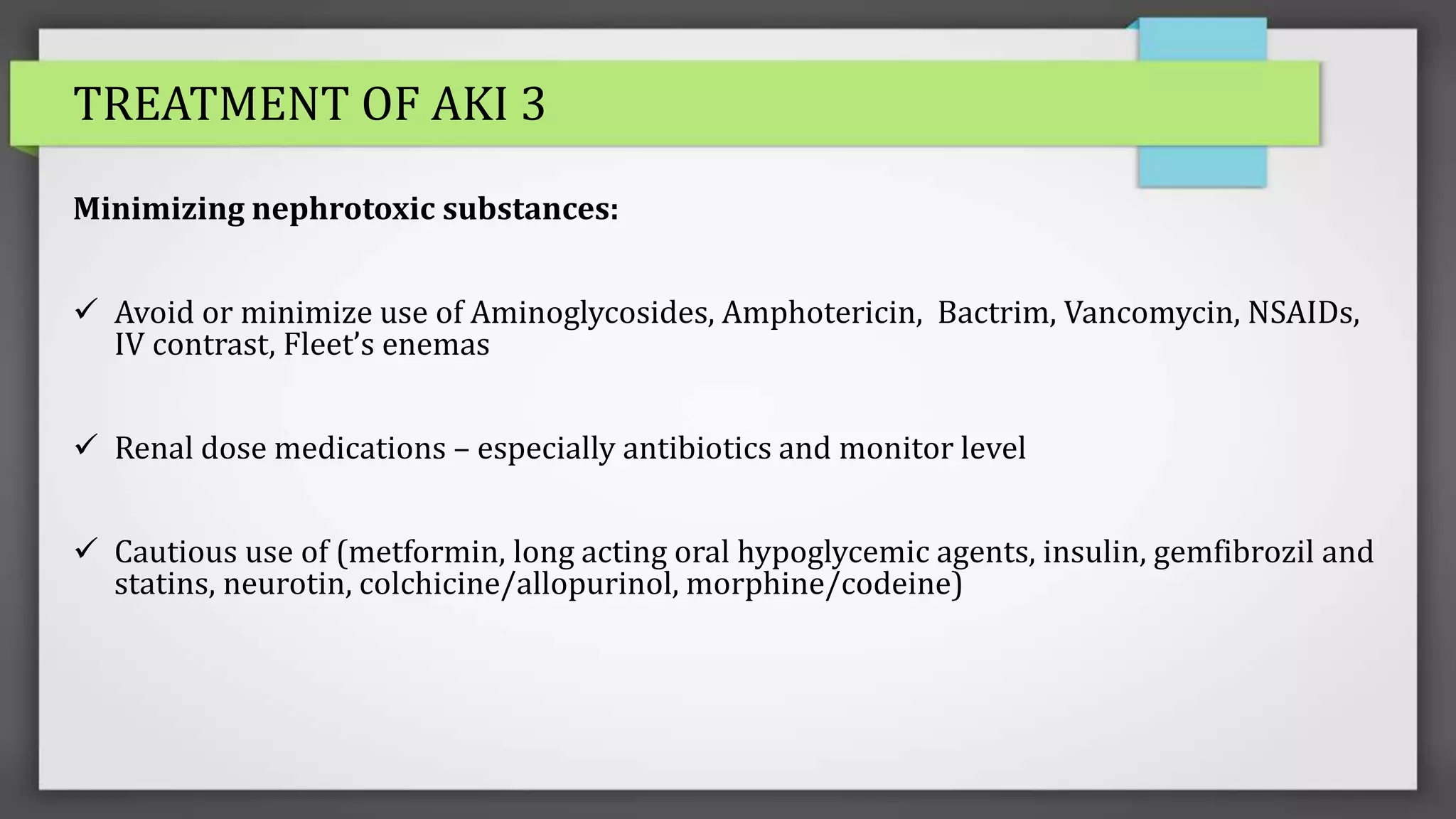 ACUTE KIDNEY INJURY / ACUTE RENAL FAILURE | PPTX