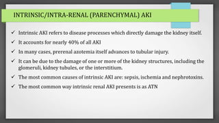 ACUTE KIDNEY INJURY / ACUTE RENAL FAILURE | PPTX