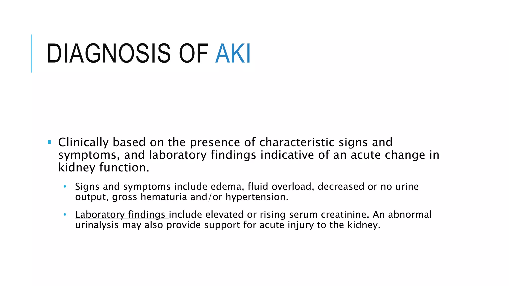 pediatric Acute Kidney Injury - AKI | PPTX